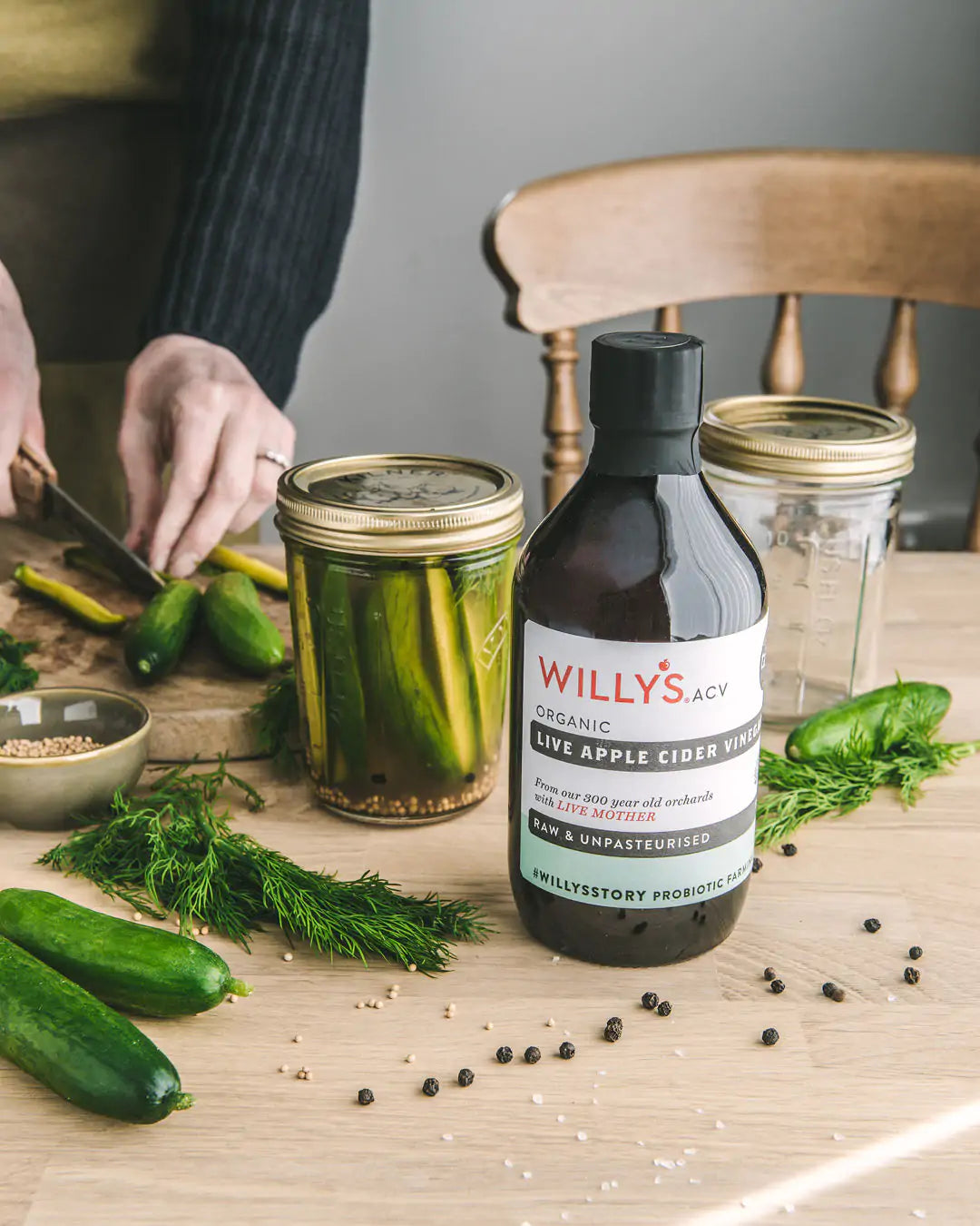 WILLY'S Organic Vinegar | Live food with natural probiotics | MO